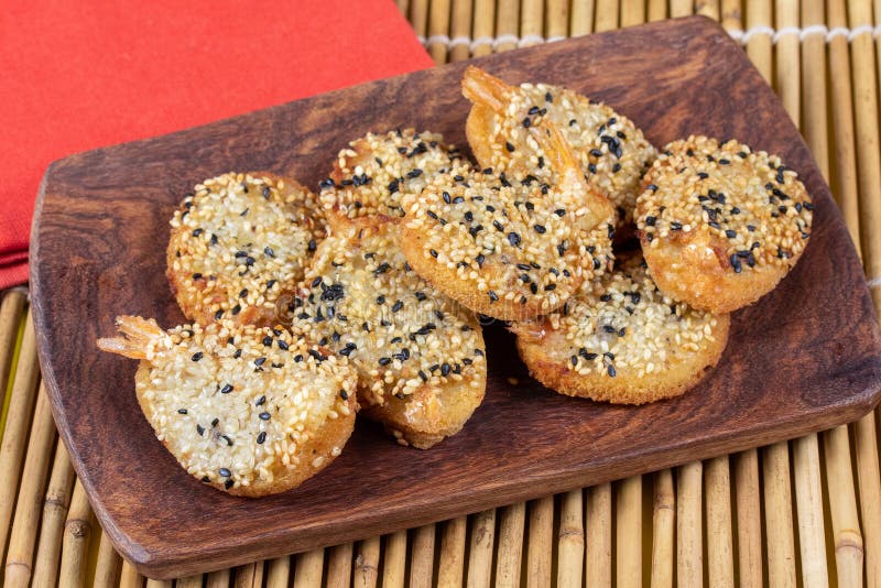 Shrimp donut stock image. Image of seafood, fish, seeds - 160908711