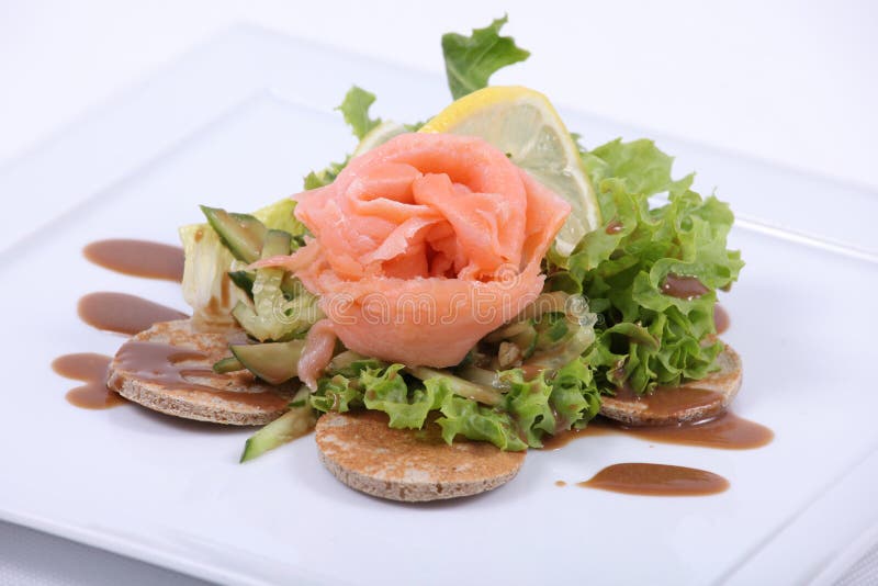 Plate of fine dining meal stock photo. Image of lamb - 11337266