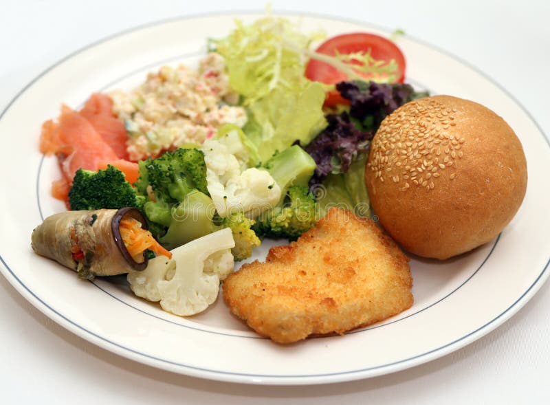 Plate of food stock image. Image of plate, horizontal - 35843315