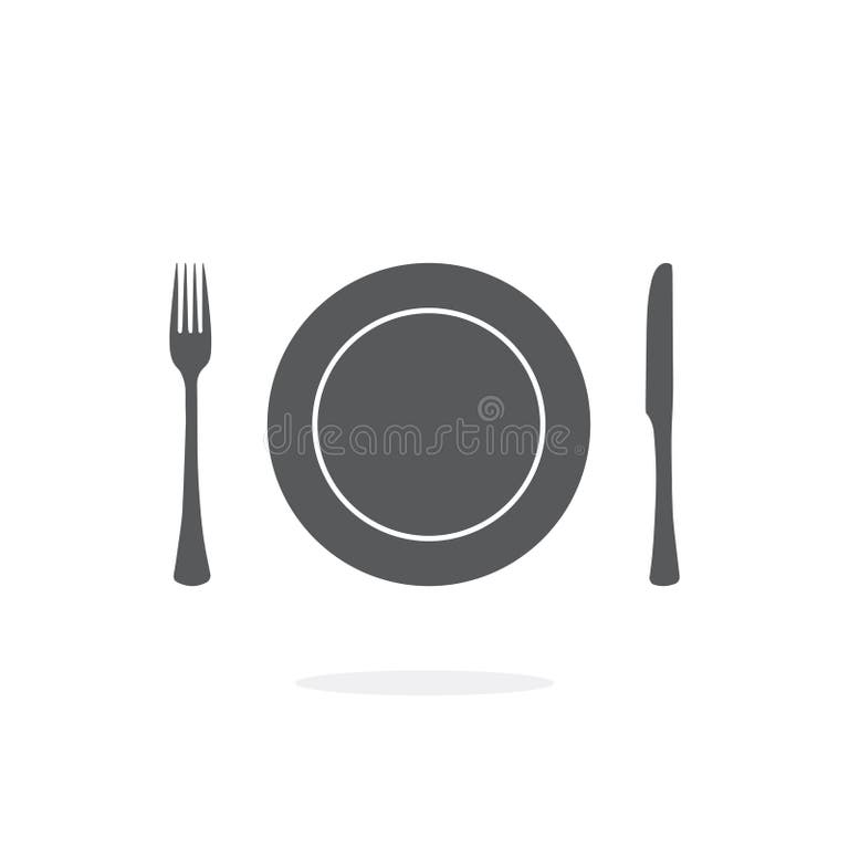 Plate Silverware Icon Stock Illustrations – 12,943 Plate Silverware ...