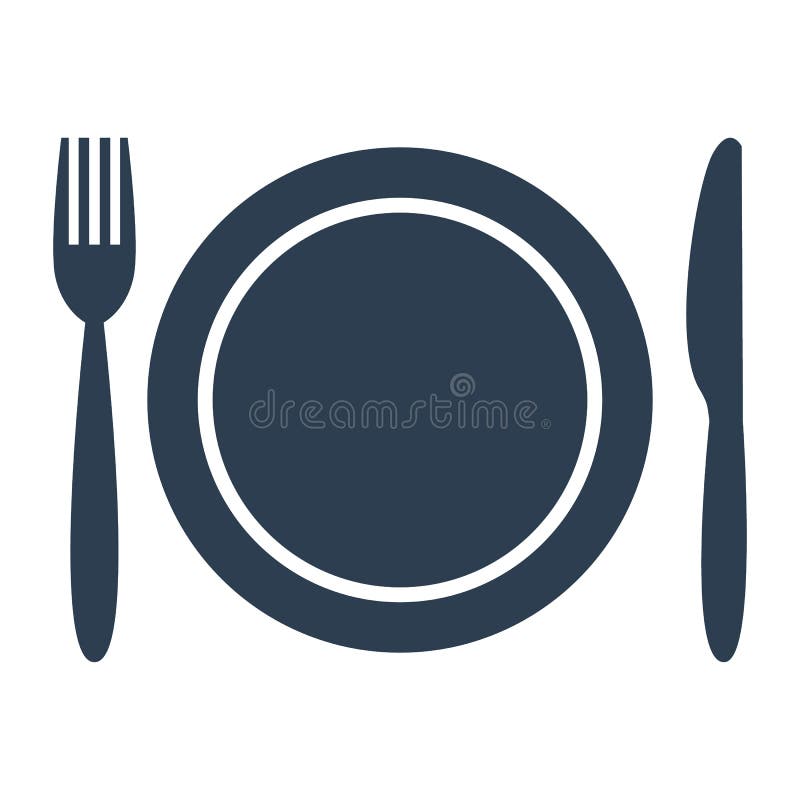 Plate Knife Fork Outline Stock Illustrations – 9,506 Plate Knife Fork ...