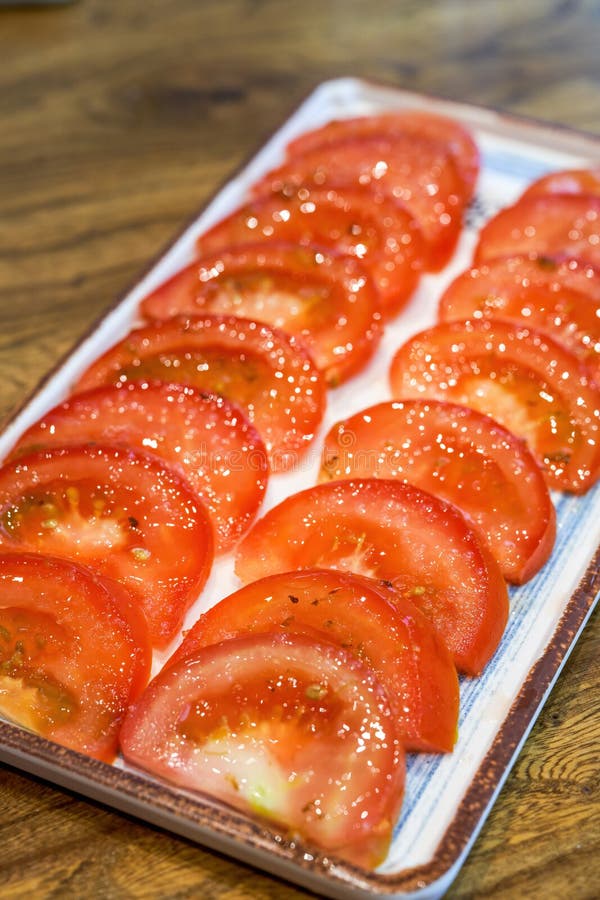 Tomato with Sugar from Traditional Chinese Cuisine Stock Photo - Image ...