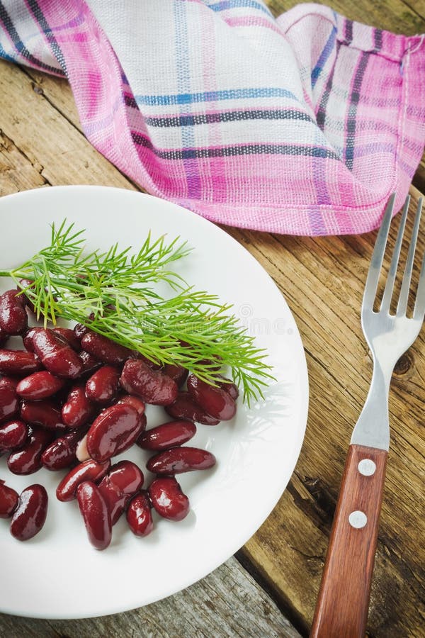 A Plate of Freshly Cooked Beans Stock Image - Image of cuisine, gourmet ...