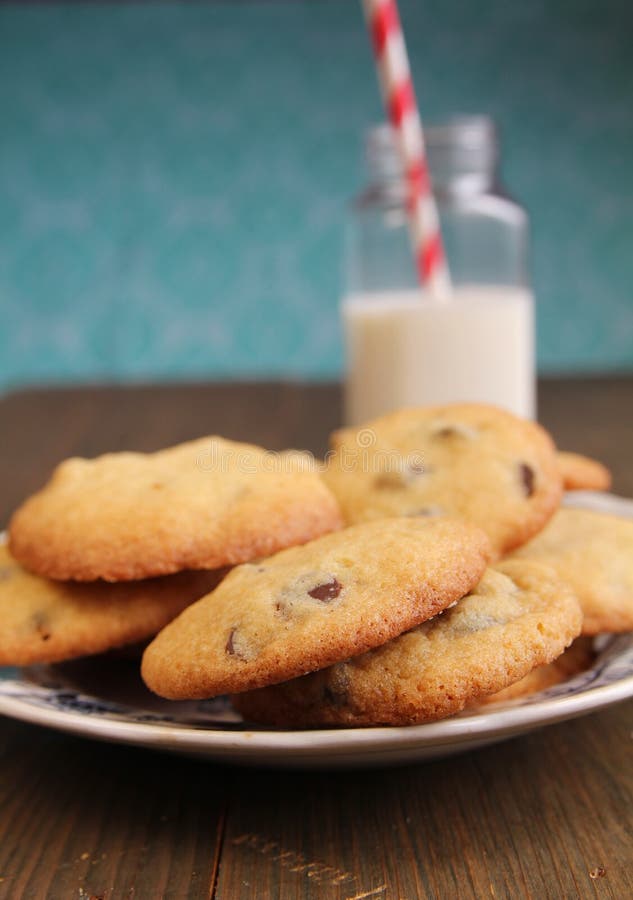 Cookies stock photo. Image of straw, cookies, baked, milk - 29957050