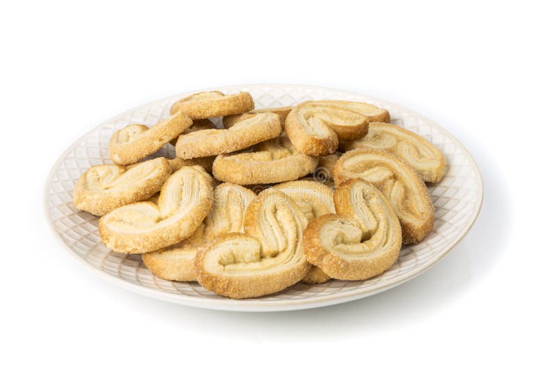 Plate Full of Sugar Coated Layered Flaky Cookies 库存图片 - 图片 包括有 生日, 肥胖 ...