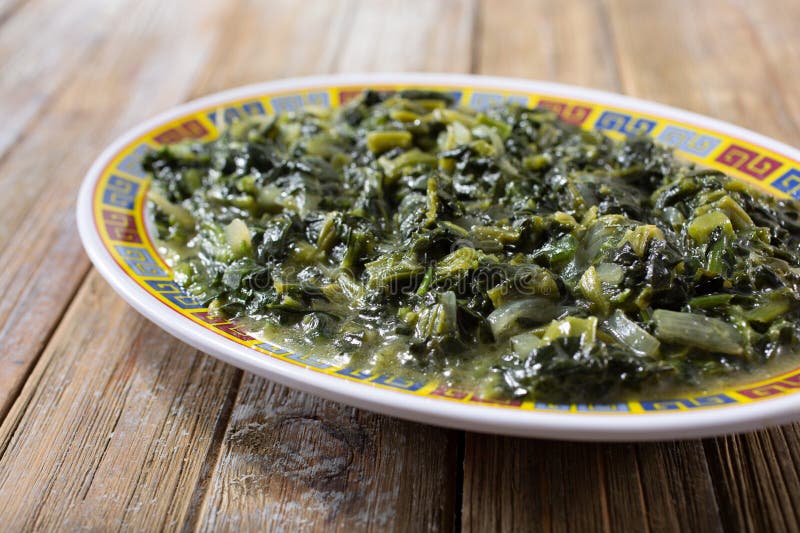 Gomen - Ethiopian Collard Greens Stock Image - Image of national ...