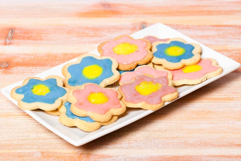 Plate of Homemade Biscuits stock image. Image of decoration - 20864079