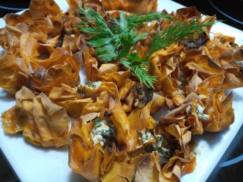 Plate of Hot Prepared Party Food Stock Photo - Image of party, plate ...