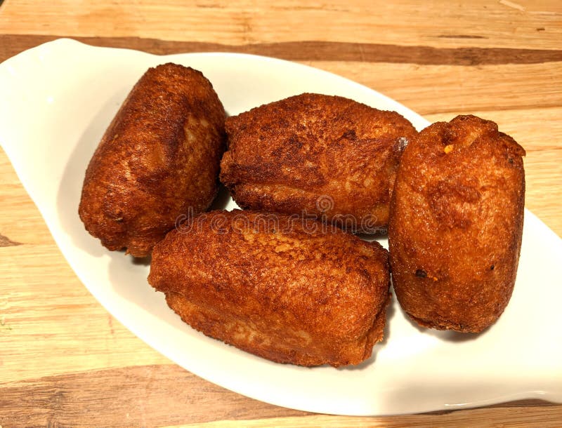 A Plate of Indian Bread Rolls Stock Image - Image of snack, cooked ...
