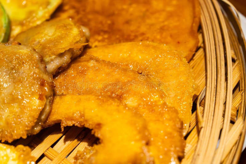 Various Fried Food Called Jeon Stock Photo - Image of frying, lunch ...