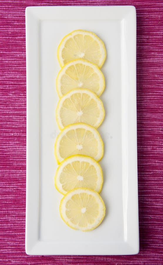 Plate of Lemons stock photo. Image of summer, presentation - 20113874