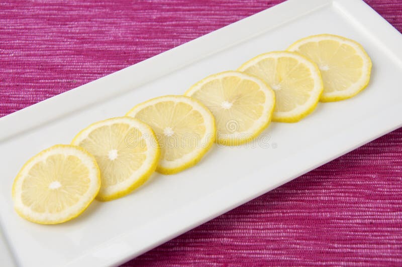 Plate of Lemons stock image. Image of gourmet, yellow - 20113885