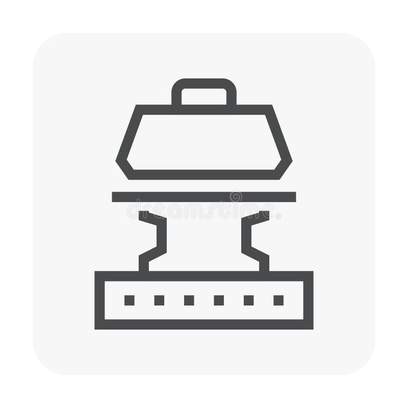 Plate Load Test, Geotechnical Engineering Vector Icon Stock Vector ...