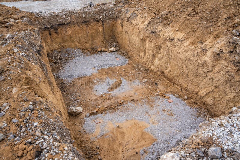 Plate Load Test Results Visible on Soil Surface after Static Pressure ...