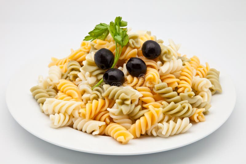 Plate of macaroni stock photo. Image of cooked, food - 23956540
