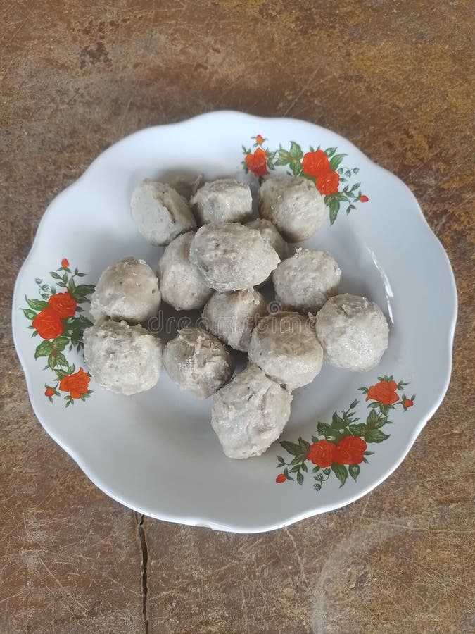 A plate of meatballs stock image. Image of beef, cuisine - 310629721