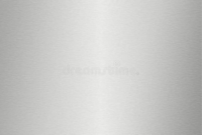 Shiny Brushed Metal Background Texture. Polished Metallic Steel Plate ...