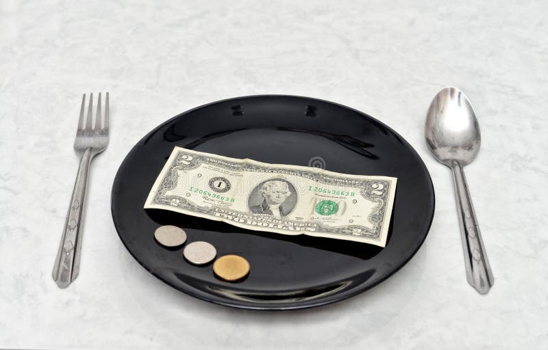 Plate of Money stock image. Image of banknote, metal - 33823773