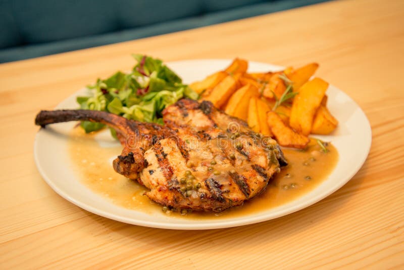 Mutton steak stock photo. Image of cutlets, lamb, french - 30235336