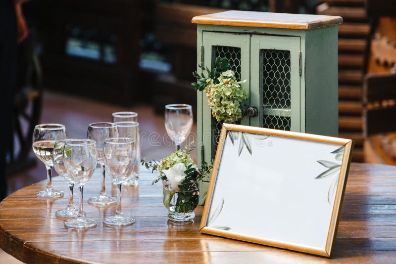 A Plate for Notes in a Frame, a Decorative Box, a Bouquet of Flowers ...