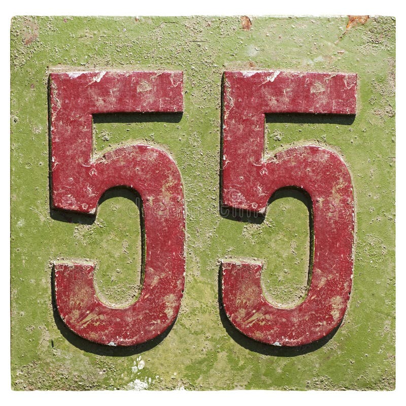House number 55 stock image. Image of digit, nobody - 104663339