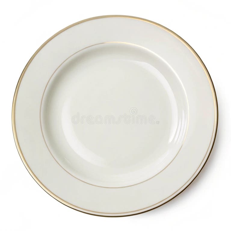 Plate Object Isolated on Transparent Background Stock Illustration ...