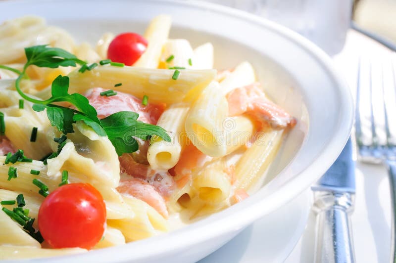 Plate of pasta stock image. Image of plate, meal, vegetable - 15889629