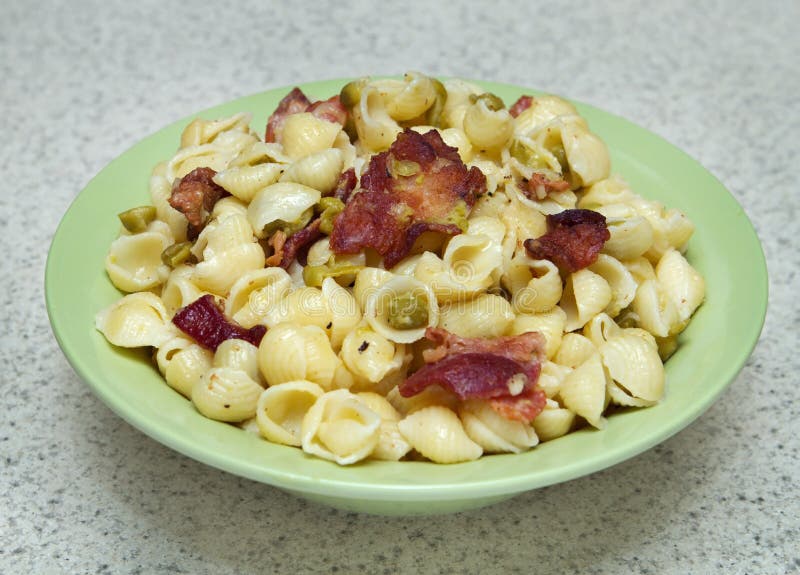 Plate of pasta stock image. Image of cuisine, herb, ingredient - 16024821