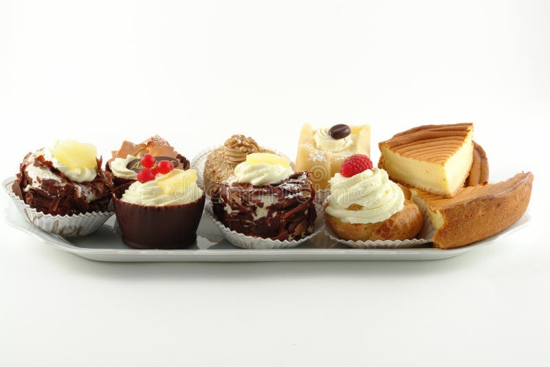 Plate of pastries stock photo. Image of concept, berry - 3070688