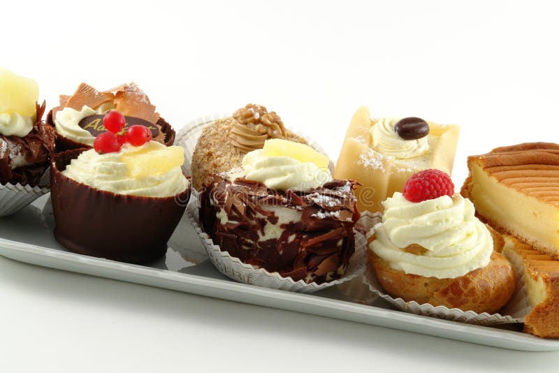 Plate of pastries stock image. Image of culture, obesity - 3070693