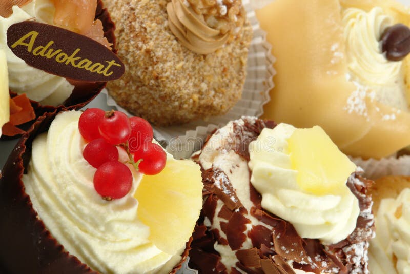 Plate of pastries stock photo. Image of bright, snack - 3070634