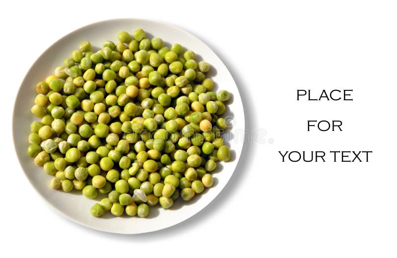 Plate of peas stock photo. Image of dishes, closeup, nutrition - 39357960