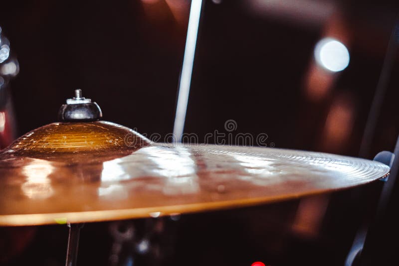 Plate Percussion Instrument Stock Photo - Image of band, bass: 107126476