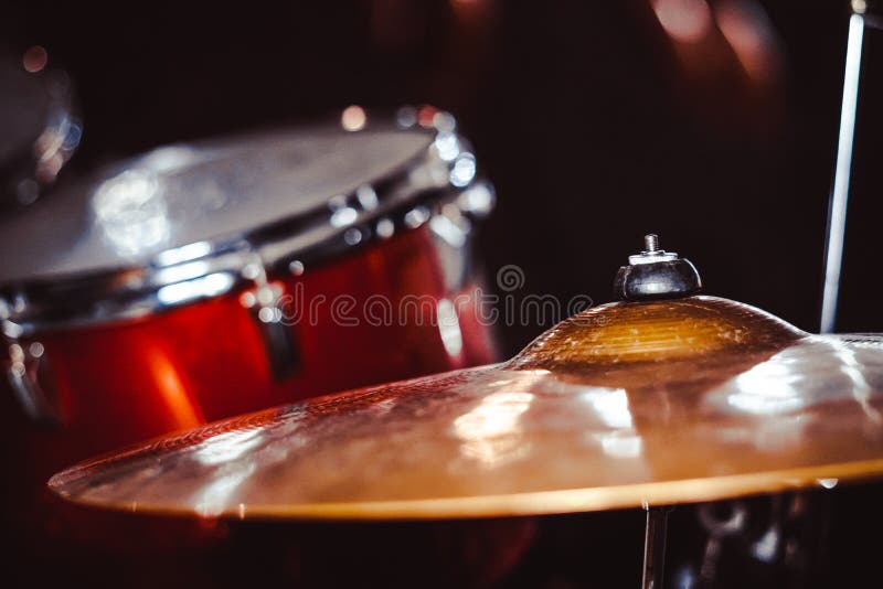 Plate Percussion Instrument Stock Image - Image of closeup, indoor ...