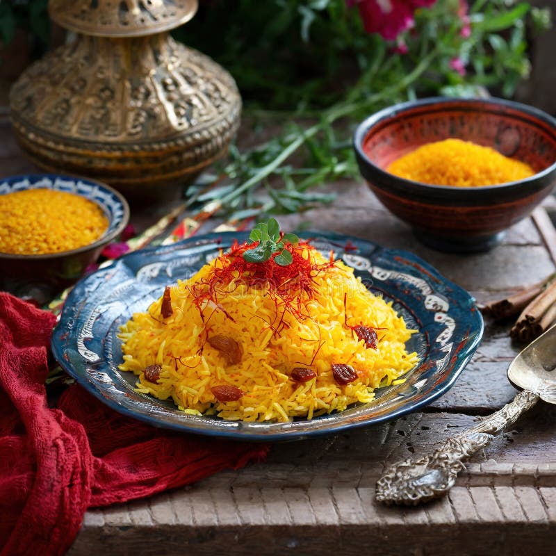 Persian Saffron Stock Illustrations – 135 Persian Saffron Stock ...