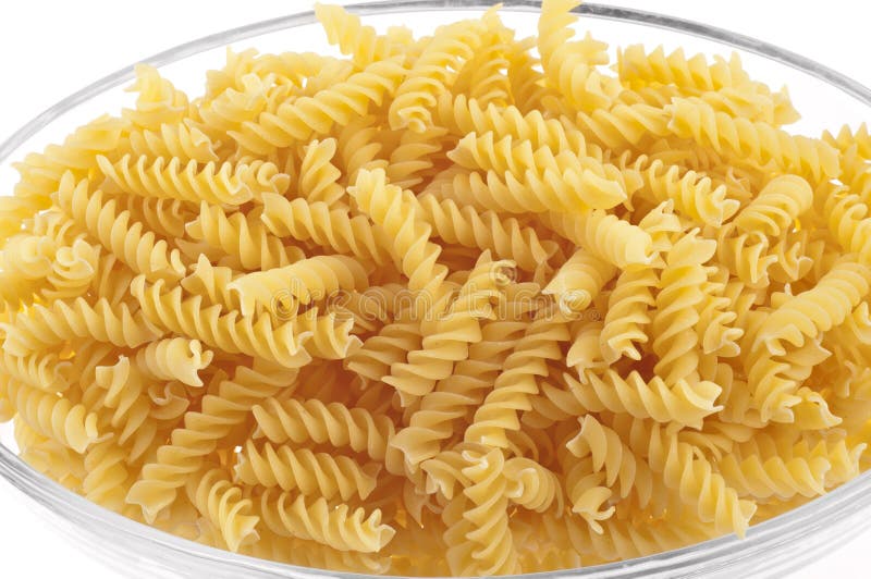 Plate of raw spirelli stock photo. Image of plate, food - 30928034