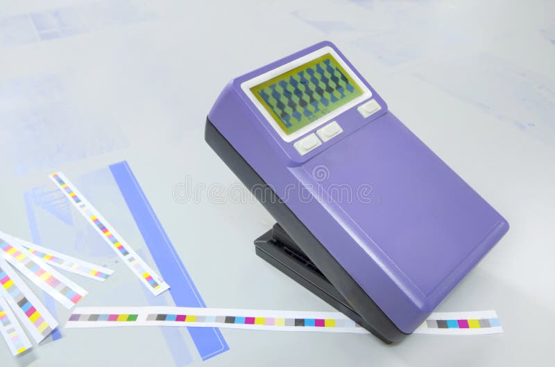 Plate Reader Instrument with Halftone Measurement Stock Image - Image ...