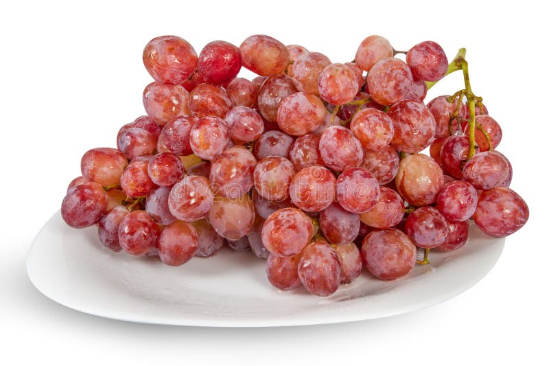 Plate of red grapes stock photo. Image of natural, juice - 36024260