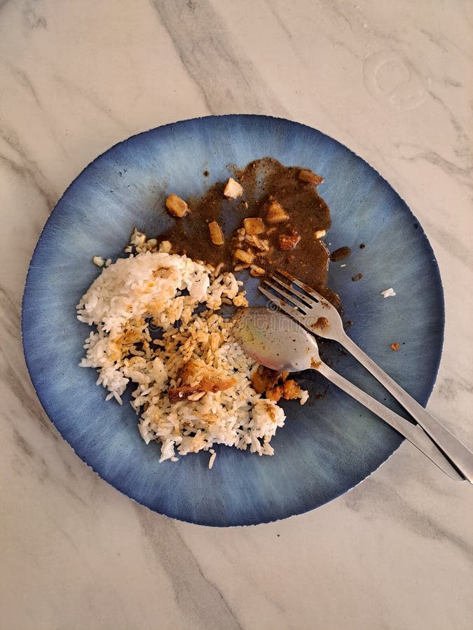 Finished eating stock photo. Image of barbeque, eating - 47885200