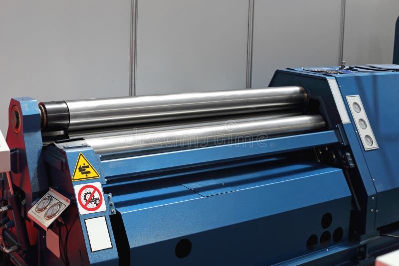 Plate Rolling Machine stock image. Image of work, rolling - 140317955