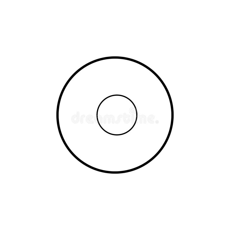 Plate simple line icon stock illustration. Illustration of design ...
