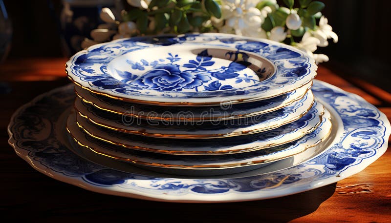 Plate Stack, Meal Decoration, Freshness Gourmet Craft, Flower Cooking ...