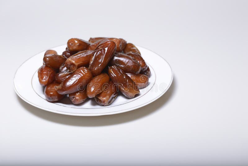 Plate of sweet dates stock image. Image of healthy, fresh - 77261665
