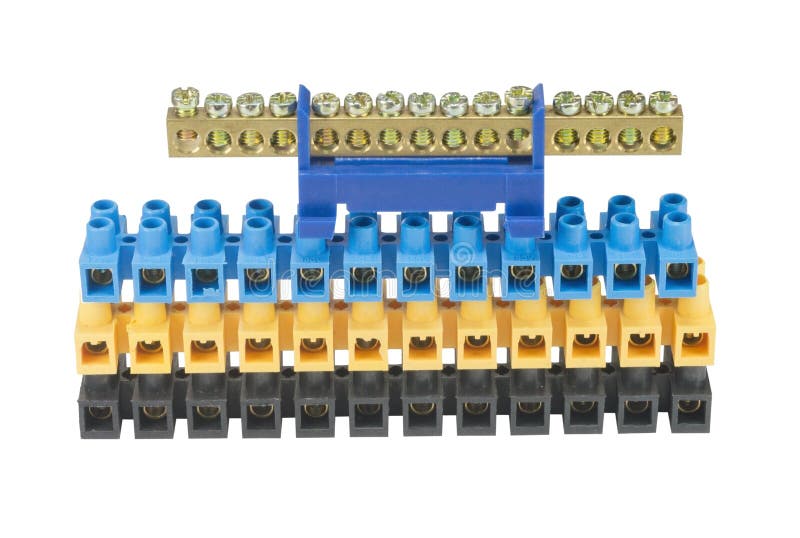Plate of terminals stock image. Image of contact, hole - 80876797