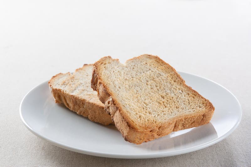 Plate of toast stock photo. Image of drink, breakfast - 26919496