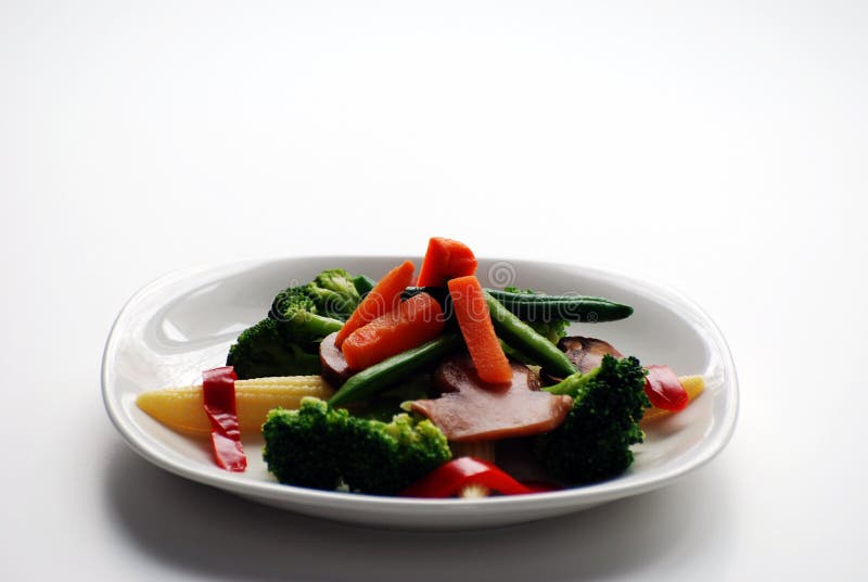 Plate Of Vegetables Picture. Image: 4209981