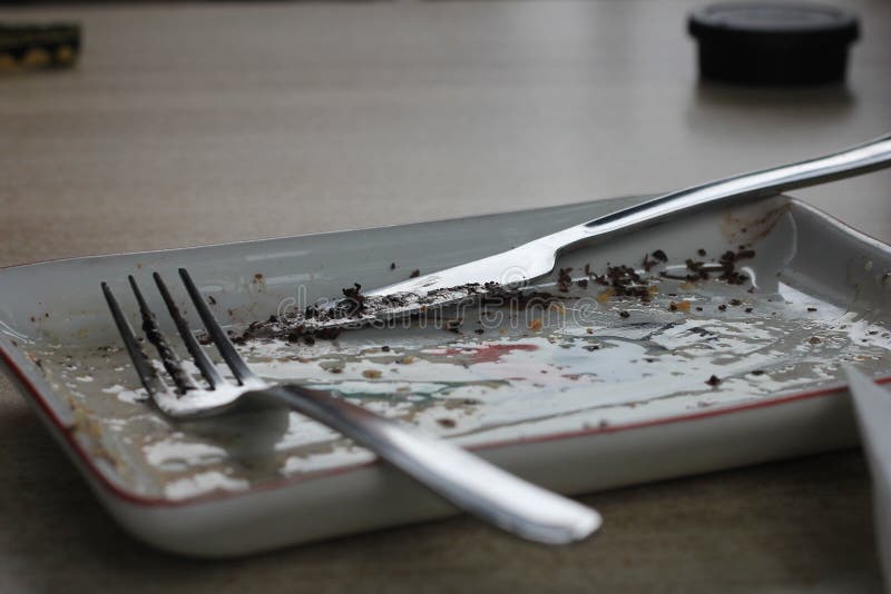 Empty Food Plate that the Food Has Been Eaten Stock Image - Image of ... Empty Food Plate that the Food Has Been Eaten Stock Image - Image of ...