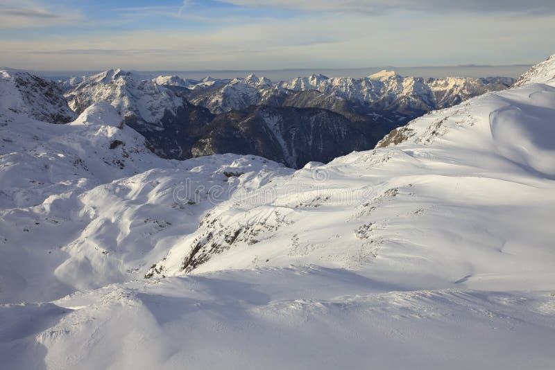 Plateau Dachstein-Krippenstein. Stock Image - Image of highest, heaven ...