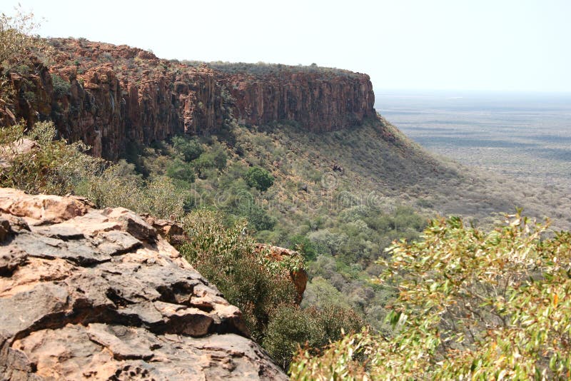 Parc National De Plateau De Waterberg Image stock - Image du rouge ...