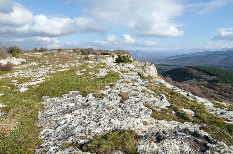 Plateau Mangup-Kale (Crimea) Stock Image - Image of kale, blue: 65626873